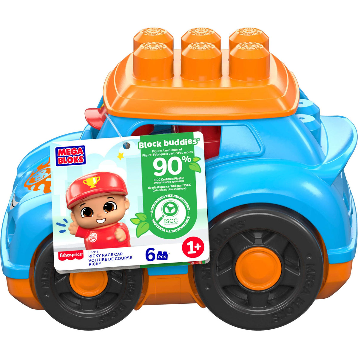 Fisher-Price MEGA BLOKS First Builders Ricky Race Car – Toyworld NZ