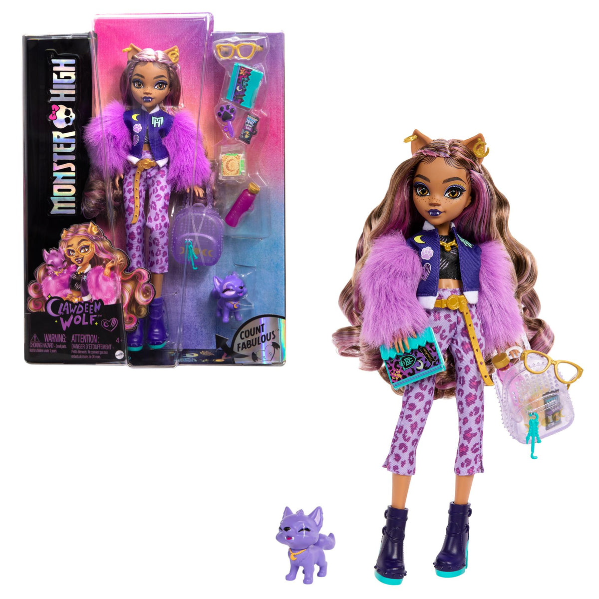 Monster High Refresh Core Doll - Clawdeen Wolf – Toyworld NZ