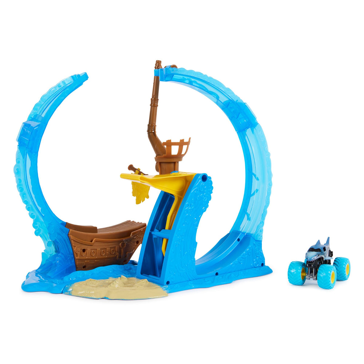 Monster Jam Megalodon Loop Of Doom Stunt Playset – Toyworld NZ
