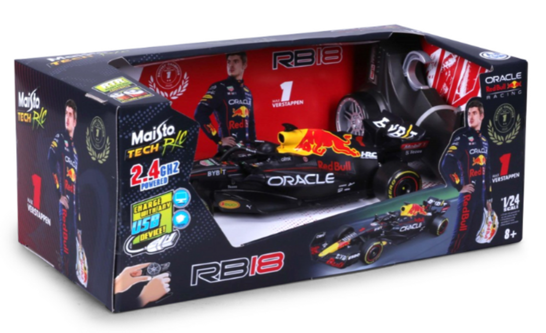 MAISTO TECH 1:24 RC PREMIUM - F1 REDBULL RB18, CHAMPION VERSION ...