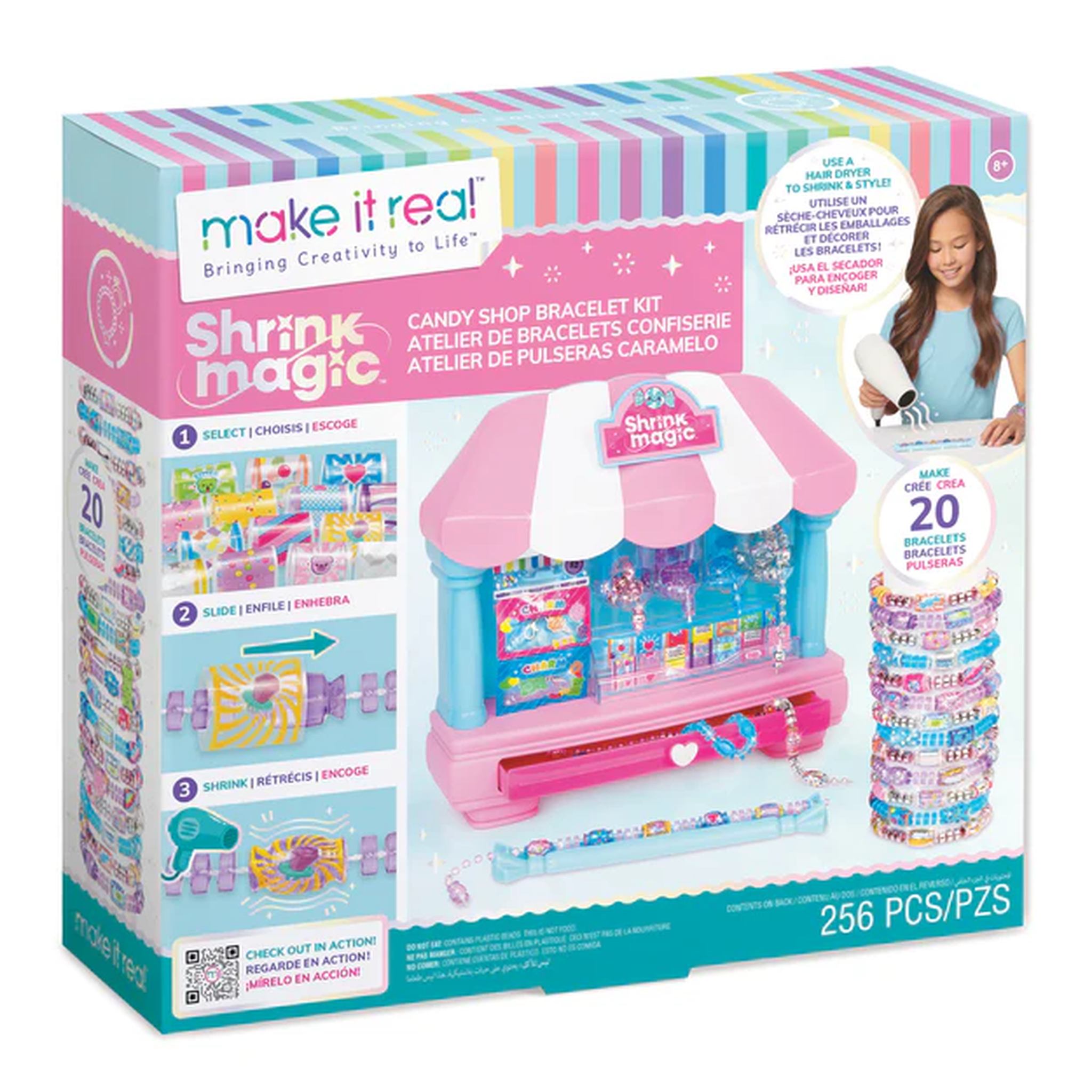 Make It Real Shrink Magic Candy Shop Bracelet Kit – Toyworld NZ