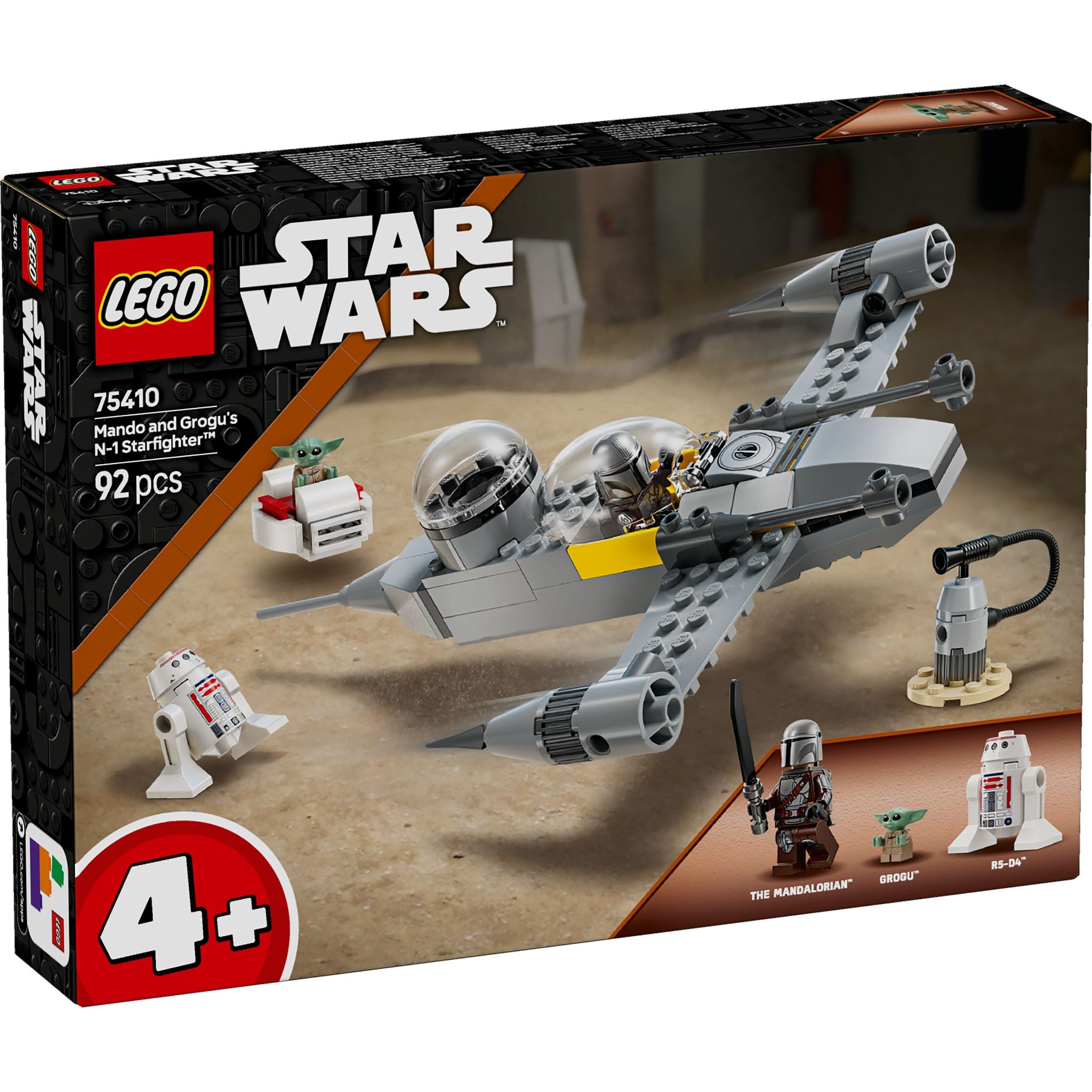 LEGO 75410 Star Wars Mando and Grogu's N-1 Starfighter – Toyworld NZ