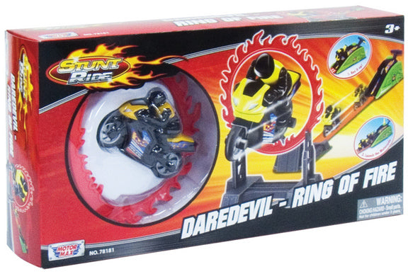 Motor Max Daredevil - Ring Of Fire Stunt Set – Toyworld NZ