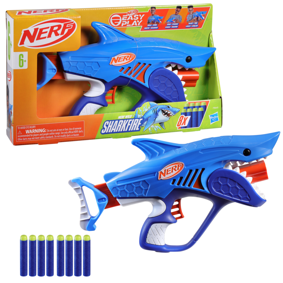 NERF WILD SHARKFIRE – Toyworld NZ