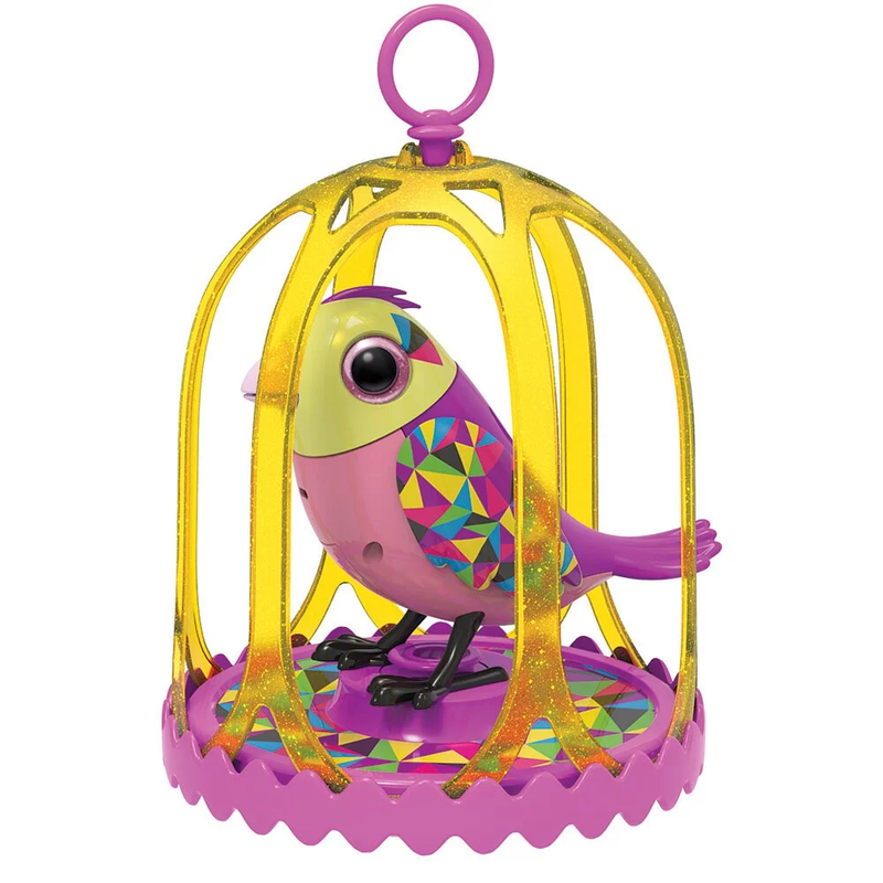 Silverlit Digibirds II Cage Pink With Pink/Purple Bird – Toyworld NZ
