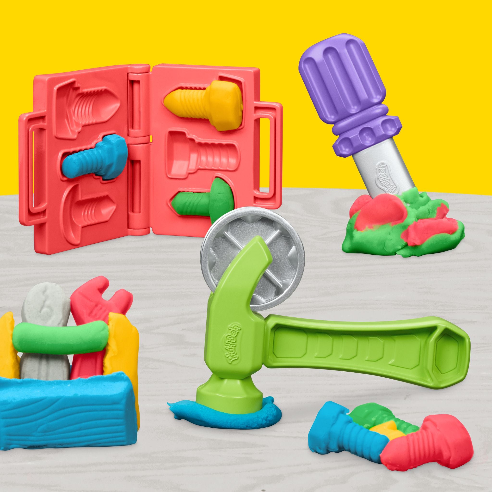 Play-Doh Stamp & Saw Tool Bench – Toyworld NZ