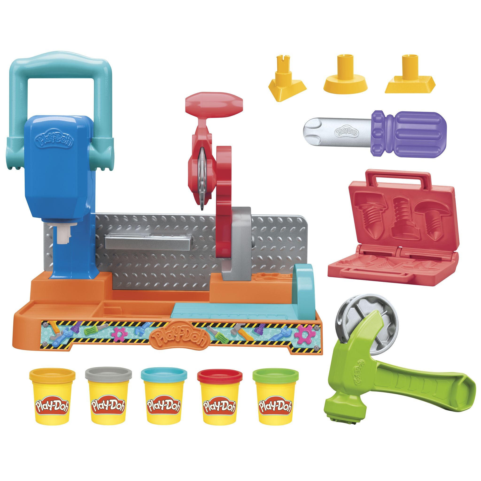 Play-Doh Stamp & Saw Tool Bench – Toyworld NZ