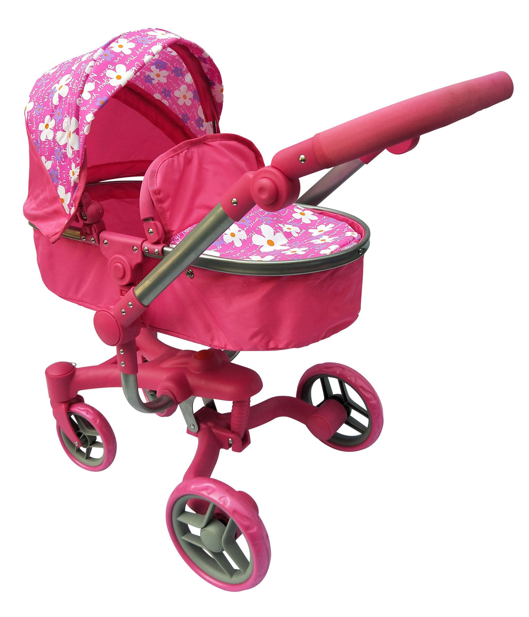 Playworld 2-In-1 Dolls Deluxe Pram – Toyworld NZ