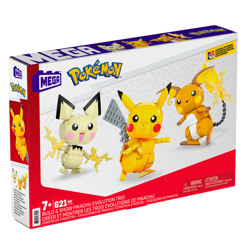 Pokémon - Build & Show Pichachu Evolution – Toyworld NZ