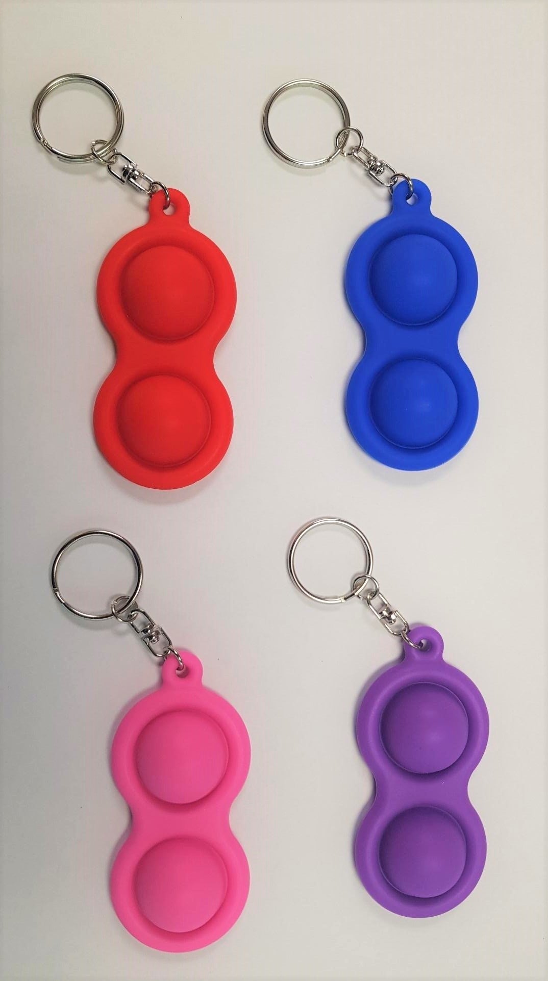POPIT FIDGET TOY KEYRING CIRCLE PODS ASSORTED COLOURS – Toyworld NZ