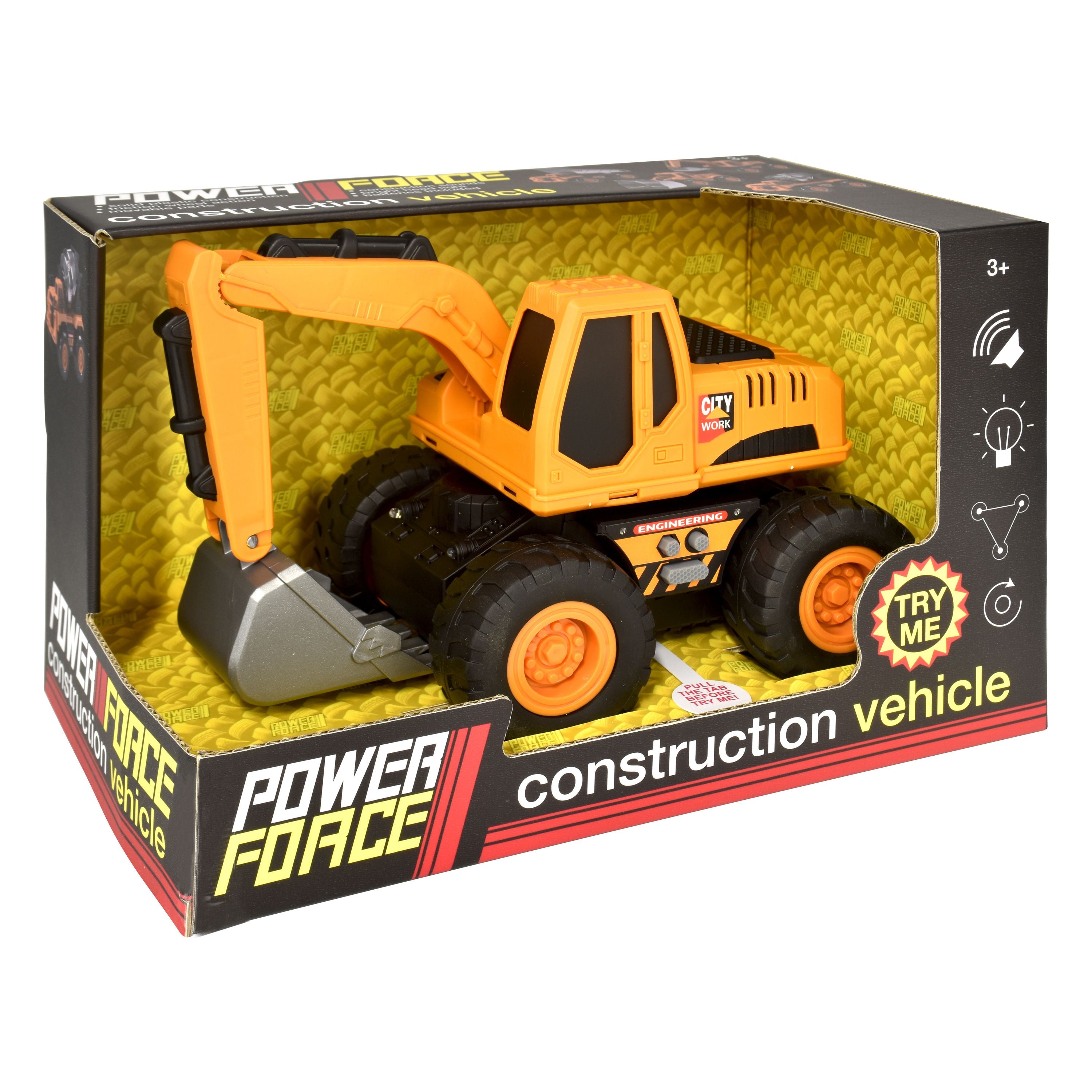 Power Force Construction Vehicle Excavator – Toyworld NZ