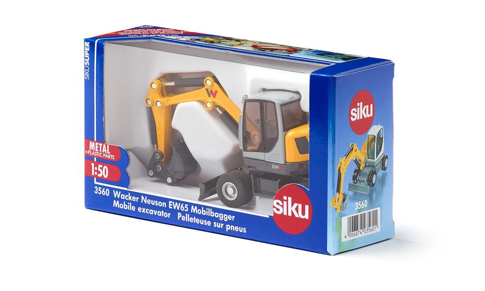 Siku 3560 1:50 Wacker Neuson Ew65 Mobile Excavator – Toyworld NZ