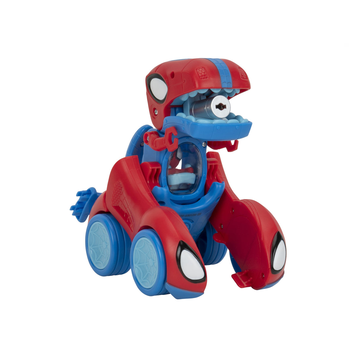 Spidey & His Amazing Friends Spidey-Dino Racer Transforming Vehicle ...