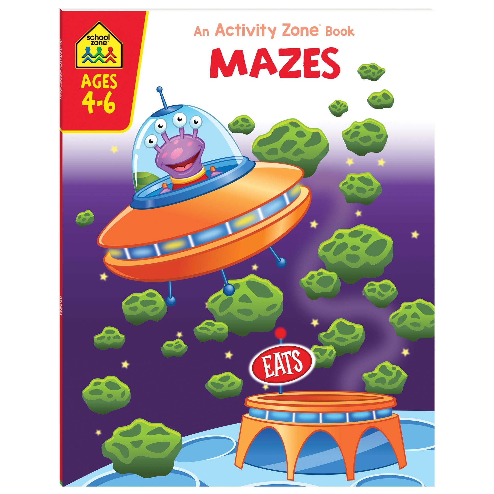 School Zone Activity Zone Mazes Book – Toyworld NZ