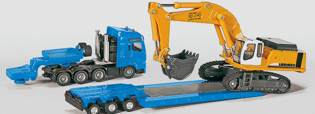 Siku 1847 1:87 Heavy Hauler Transporter Excavator | Toyworld NZ