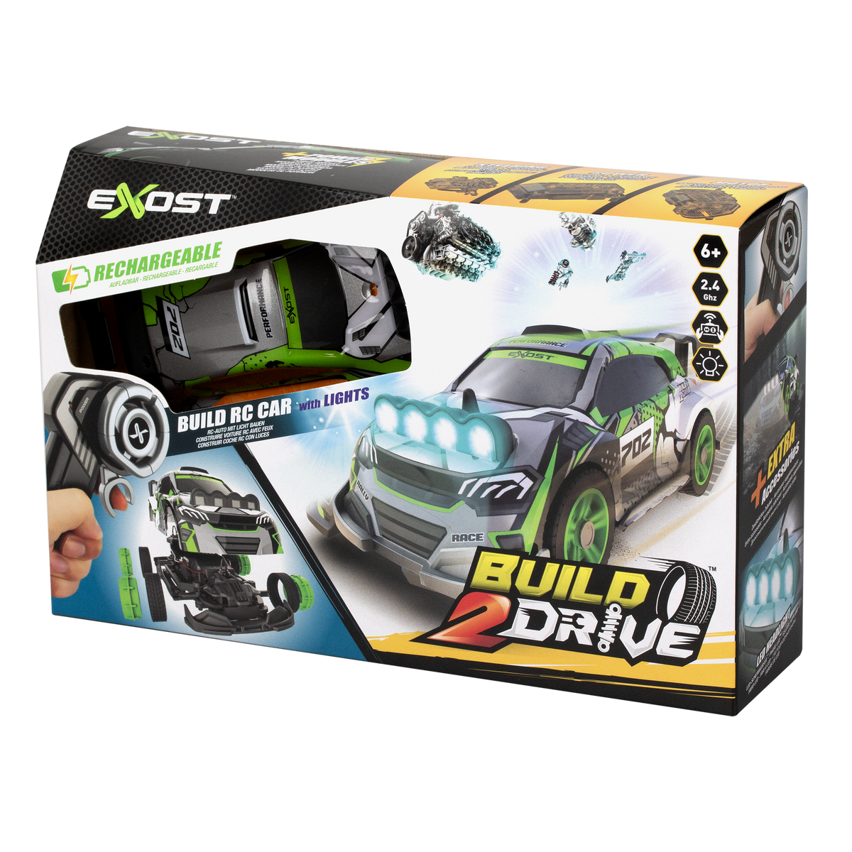 Silverlit Exost Build 2 Drive - Rally Spotlights – Toyworld NZ