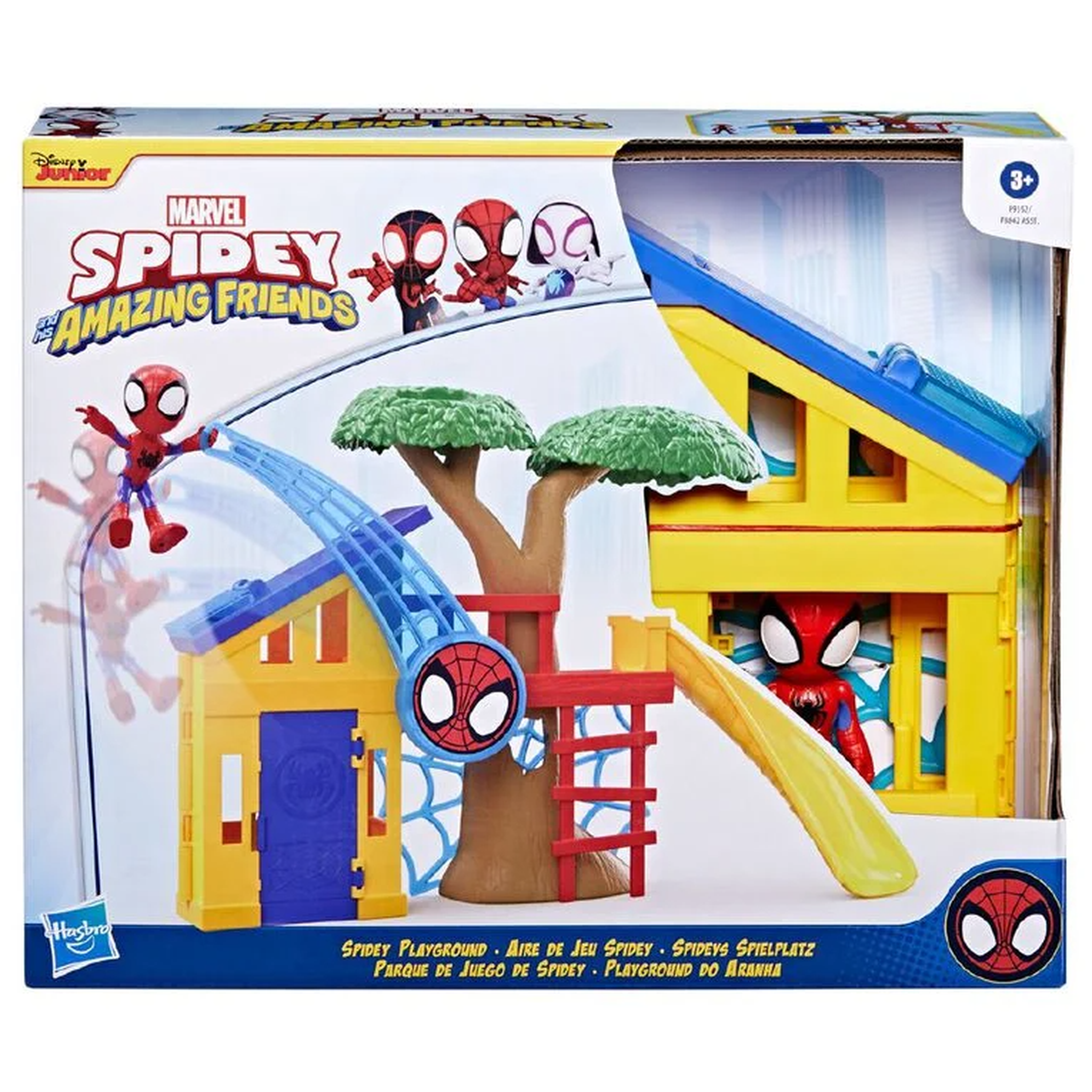 Marvel Spidey and His Amazing Friends Spidey Playground Scene Playset ...