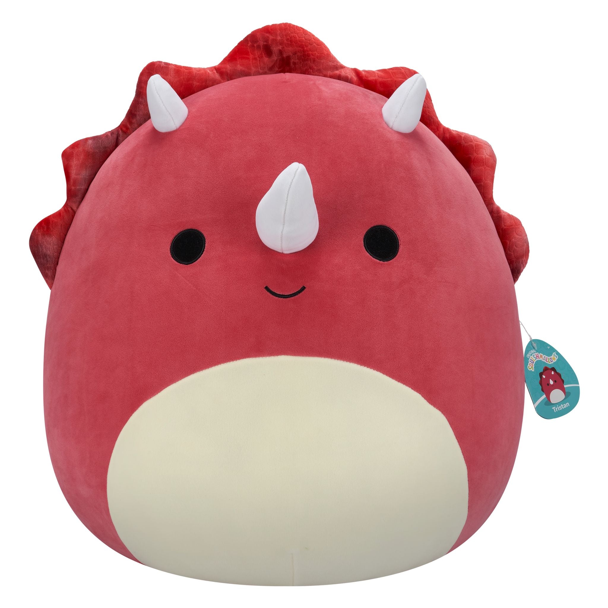 Squishmallows 20 Inch Plush S21 Tristan The Red Triceratops – Toyworld NZ