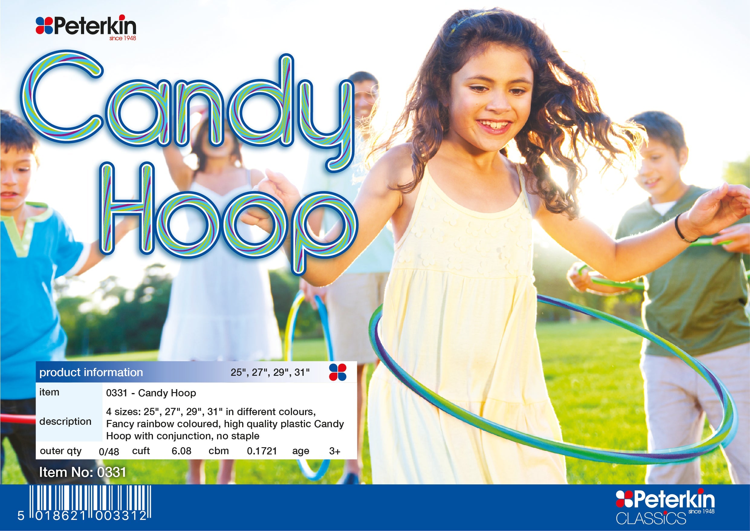 Candy Hoop Hula Hoop Assorted Styles | Toyworld NZ