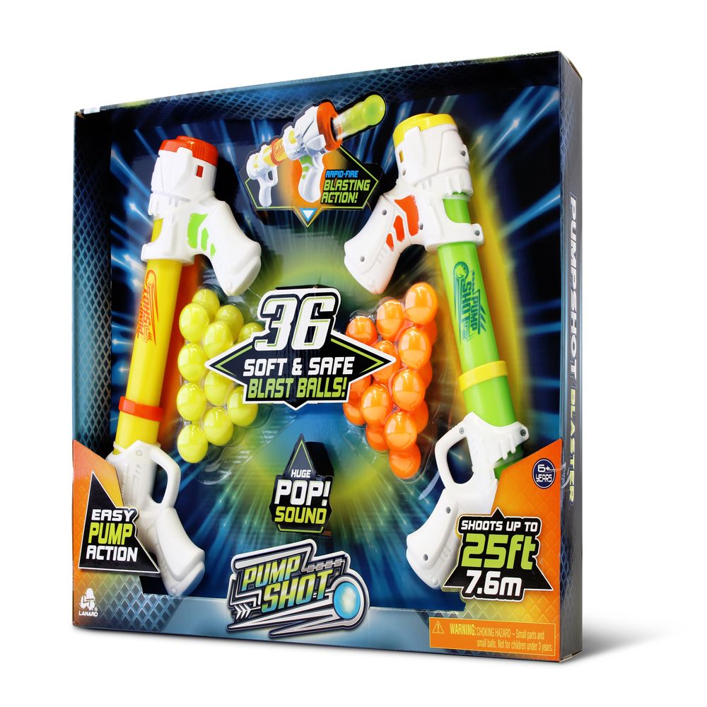 Lanard Ballist-X Pump Shot X-4 Twin Blaster Set – Toyworld NZ
