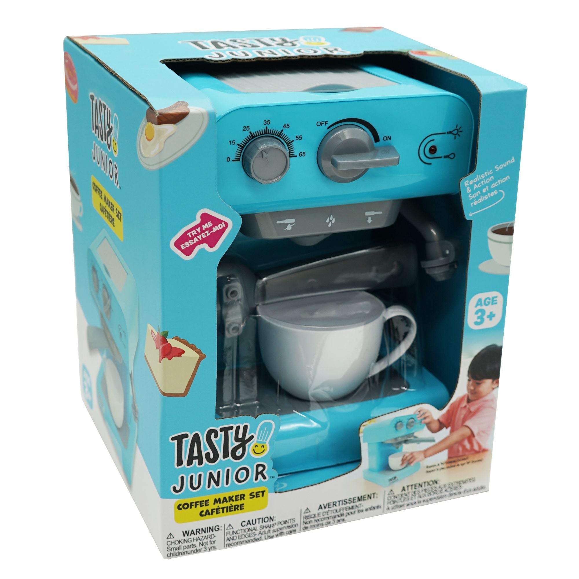 Tasty Junior Battery Operated Coffee Maker Set – Toyworld NZ