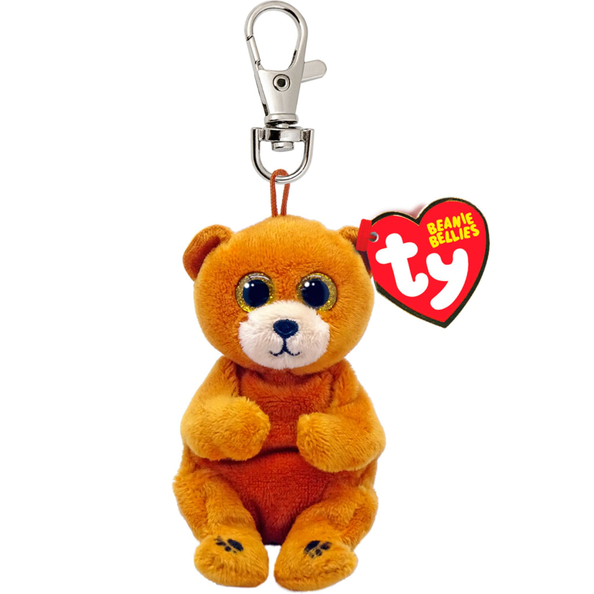 Ty Beanie Bellies Clip - Duncan Brown Bear – Toyworld NZ