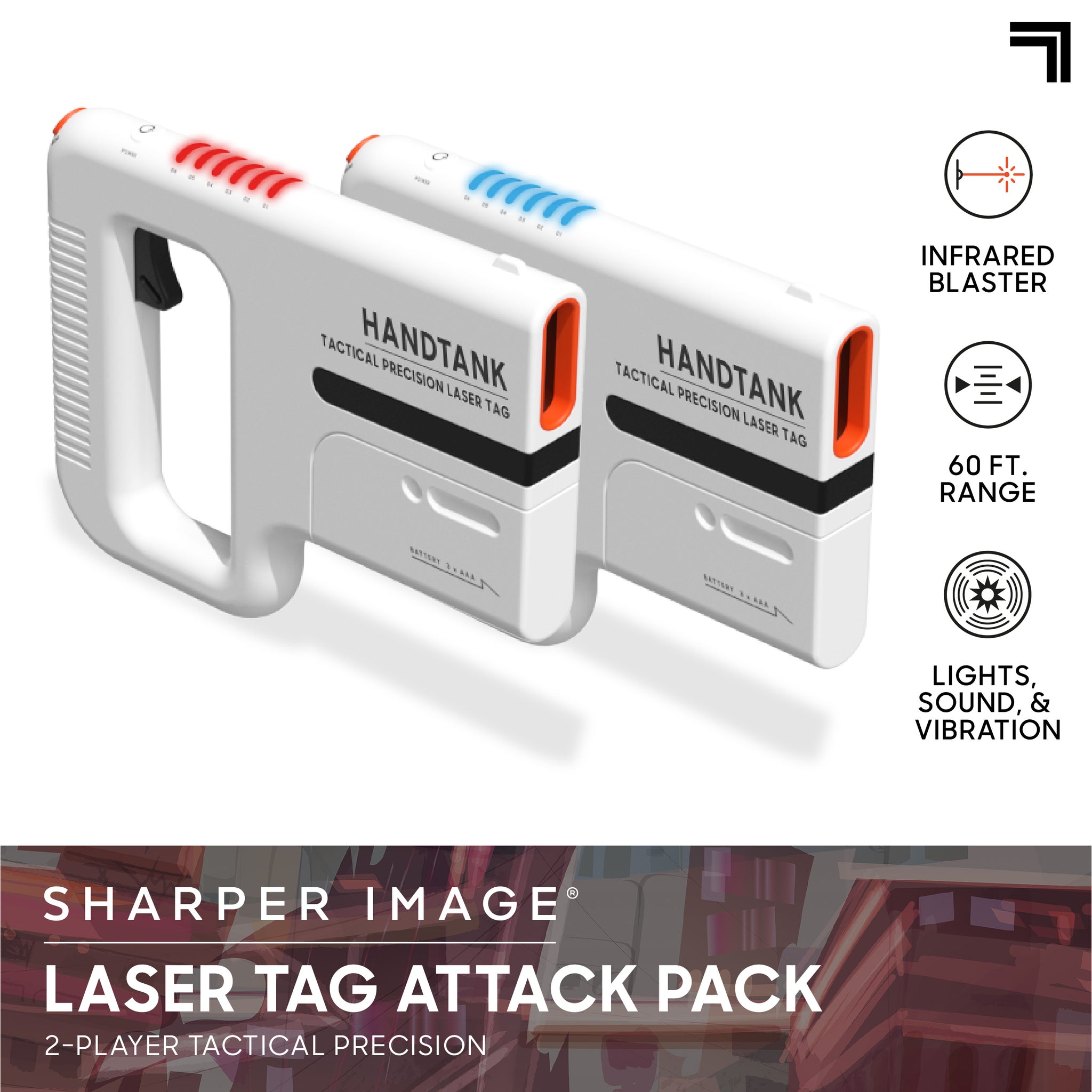 Sharper Image Laser Tag Handtank Attack Pack – Toyworld NZ