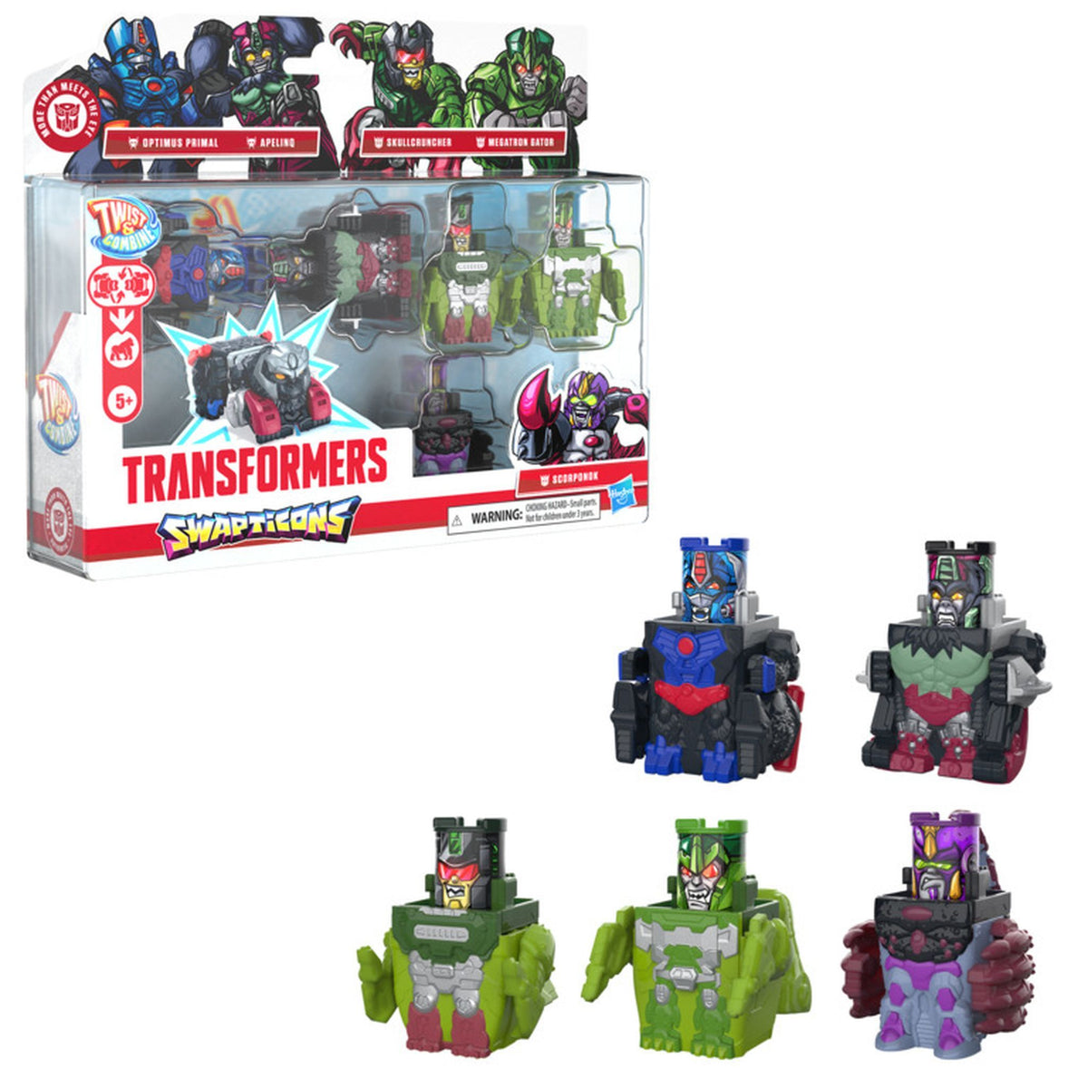 Transformers Swapticons Wild Jungle Mission 5 Pack – Toyworld NZ