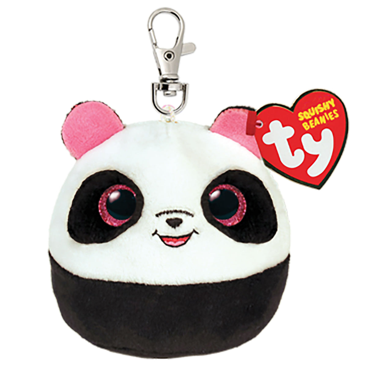 Ty Squishy Beanies Clip - Bamboo Black And White Panda – Toyworld NZ