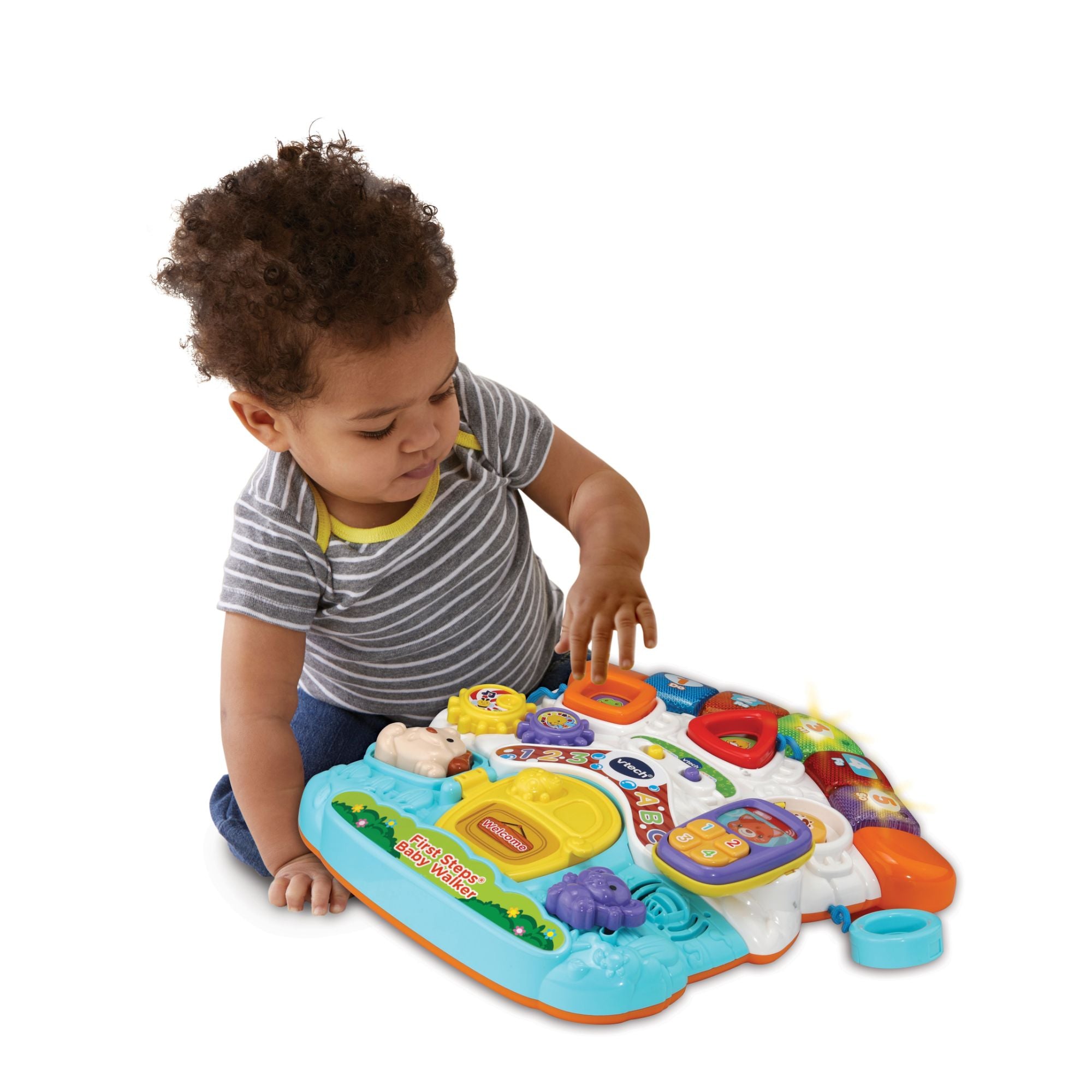 VTech First Steps Baby Walker Yellow – Toyworld NZ