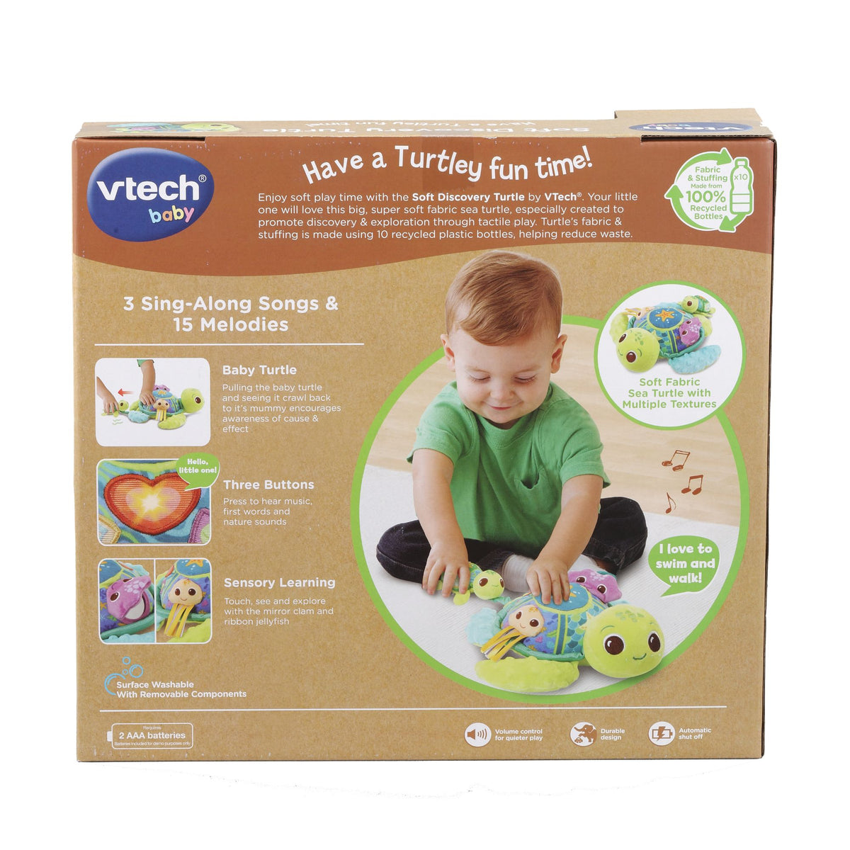 VTech Baby Soft Discovery Turtle – Toyworld NZ