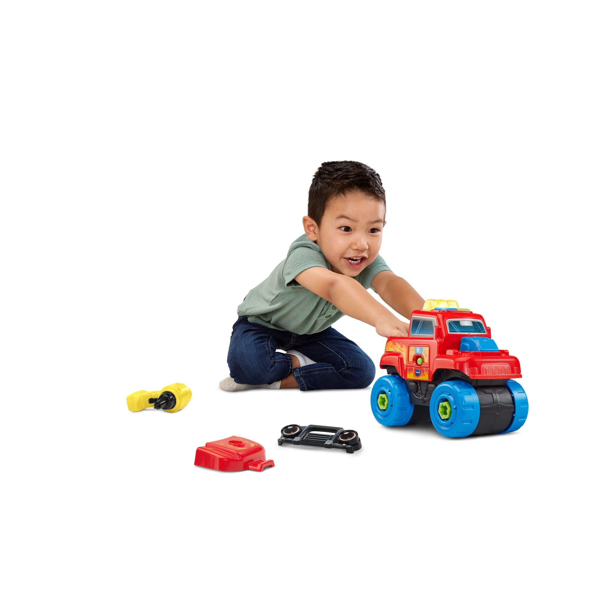 VTech Drill & Learn Motorised Monster Truck – Toyworld NZ