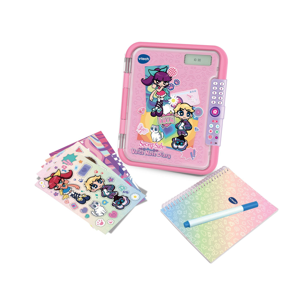 VTech Kidi Tech Secret Safe Voice Note Diary – Toyworld NZ