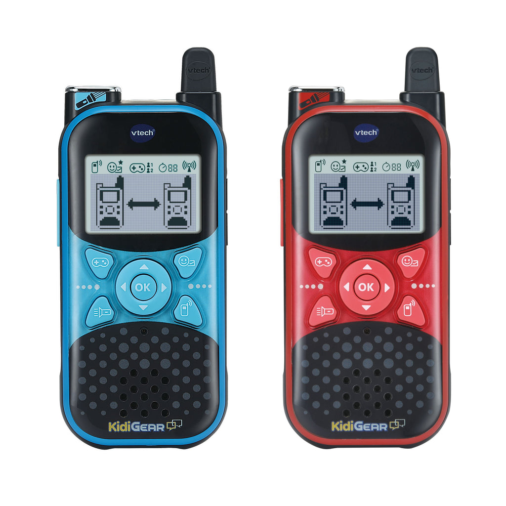 VTech Kidigear Walkie Talkies Blue/Red – Toyworld NZ