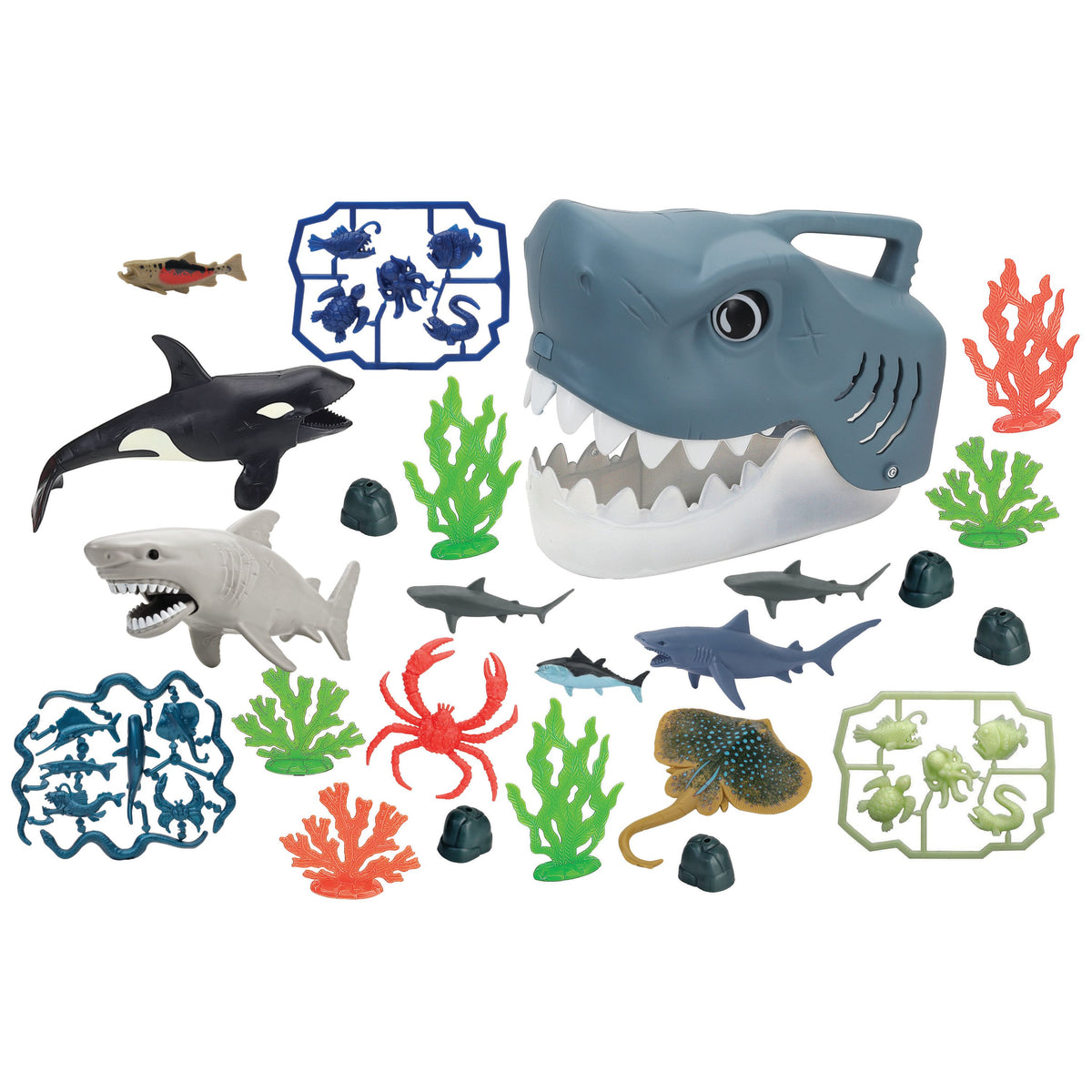 Wild Quest Jawsome Shark 41 Piece Bucket Set – Toyworld NZ