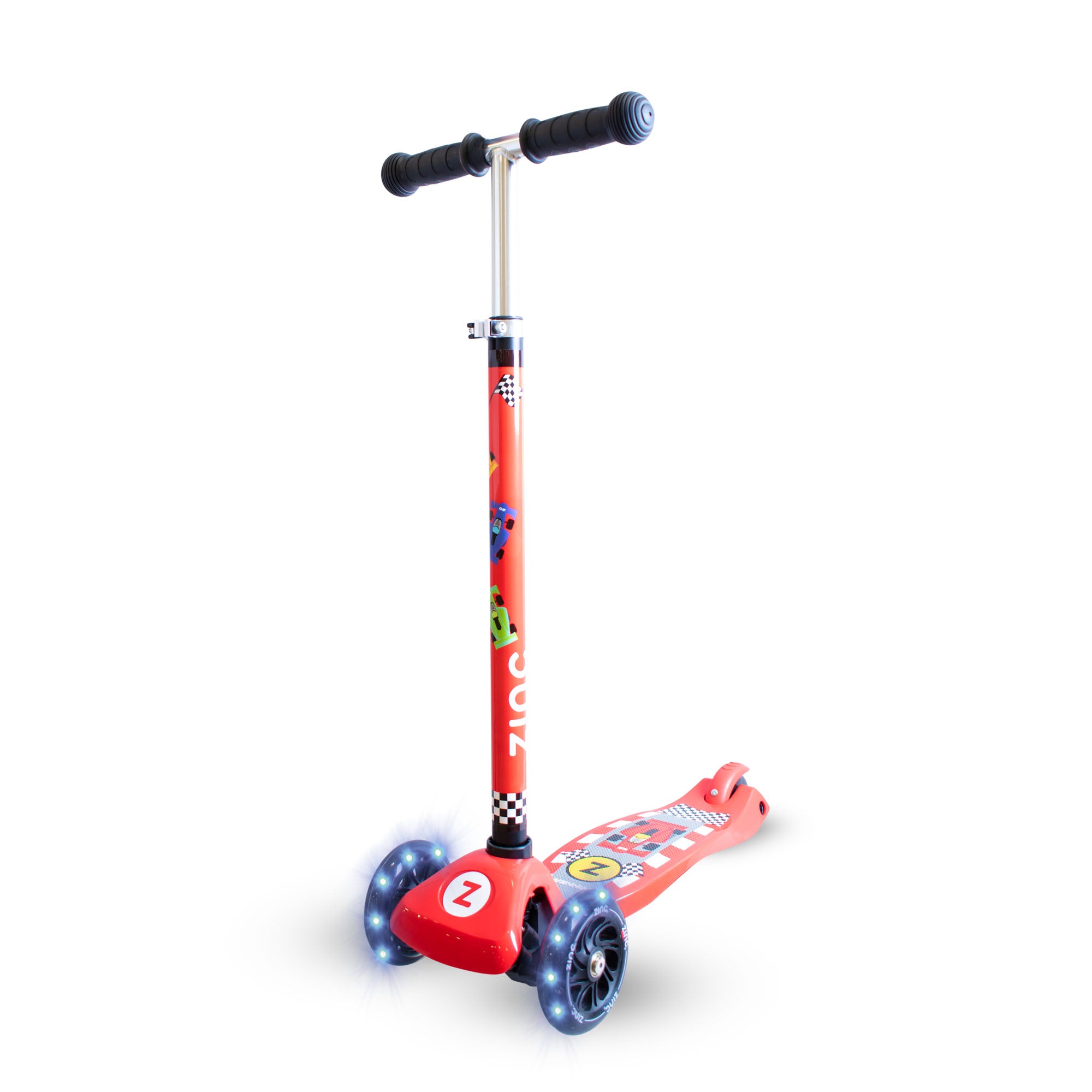 Zinc Motion Explorer 3 Wheel Scooter Race Car – Toyworld NZ