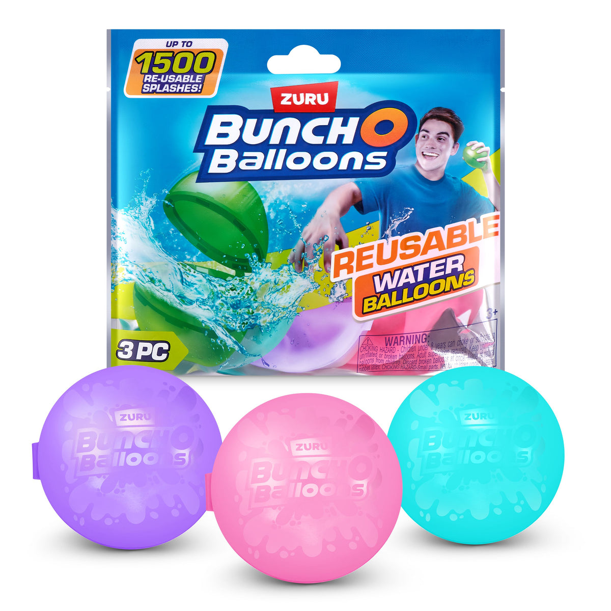 ZURU Bunch O Balloonsÿ Reusable Water Balloons 3 Pack – Toyworld NZ