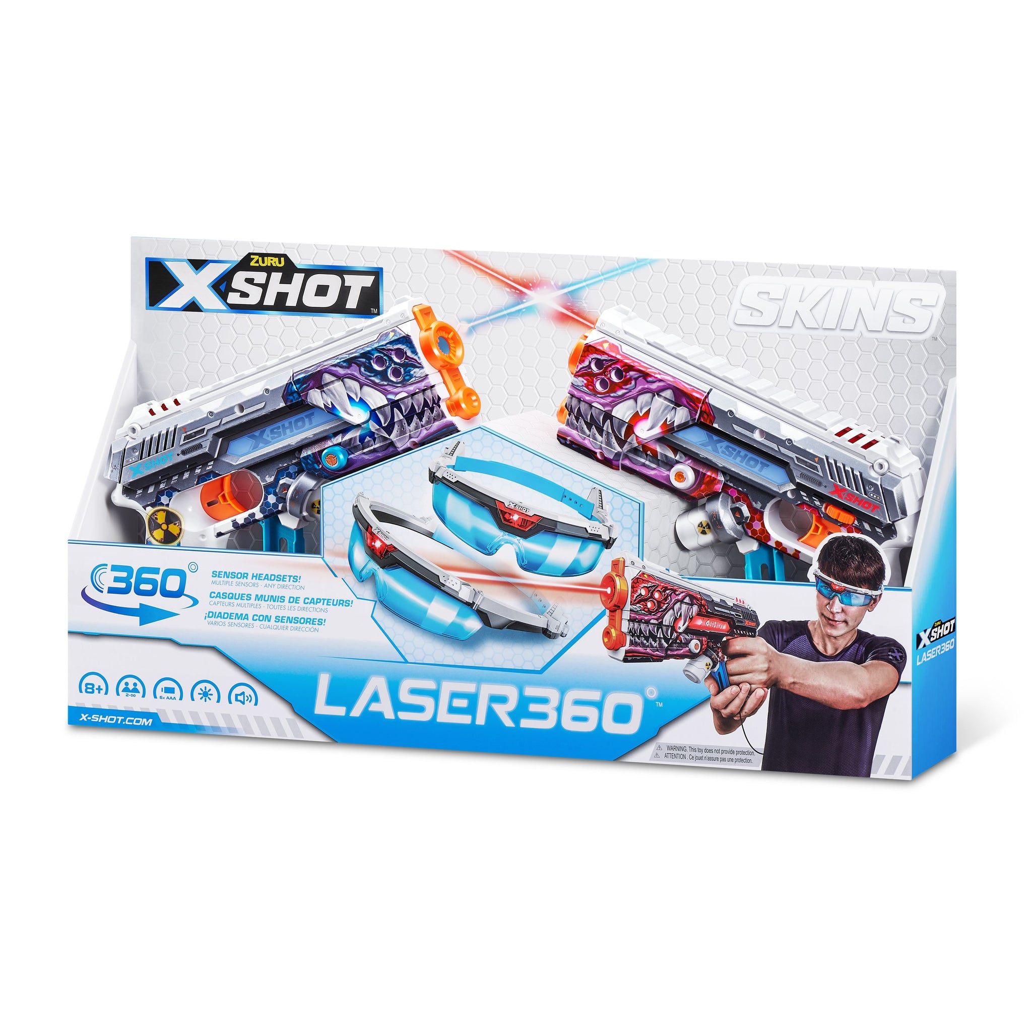 ZURU X Shot Skins Laser 360 – Toyworld NZ
