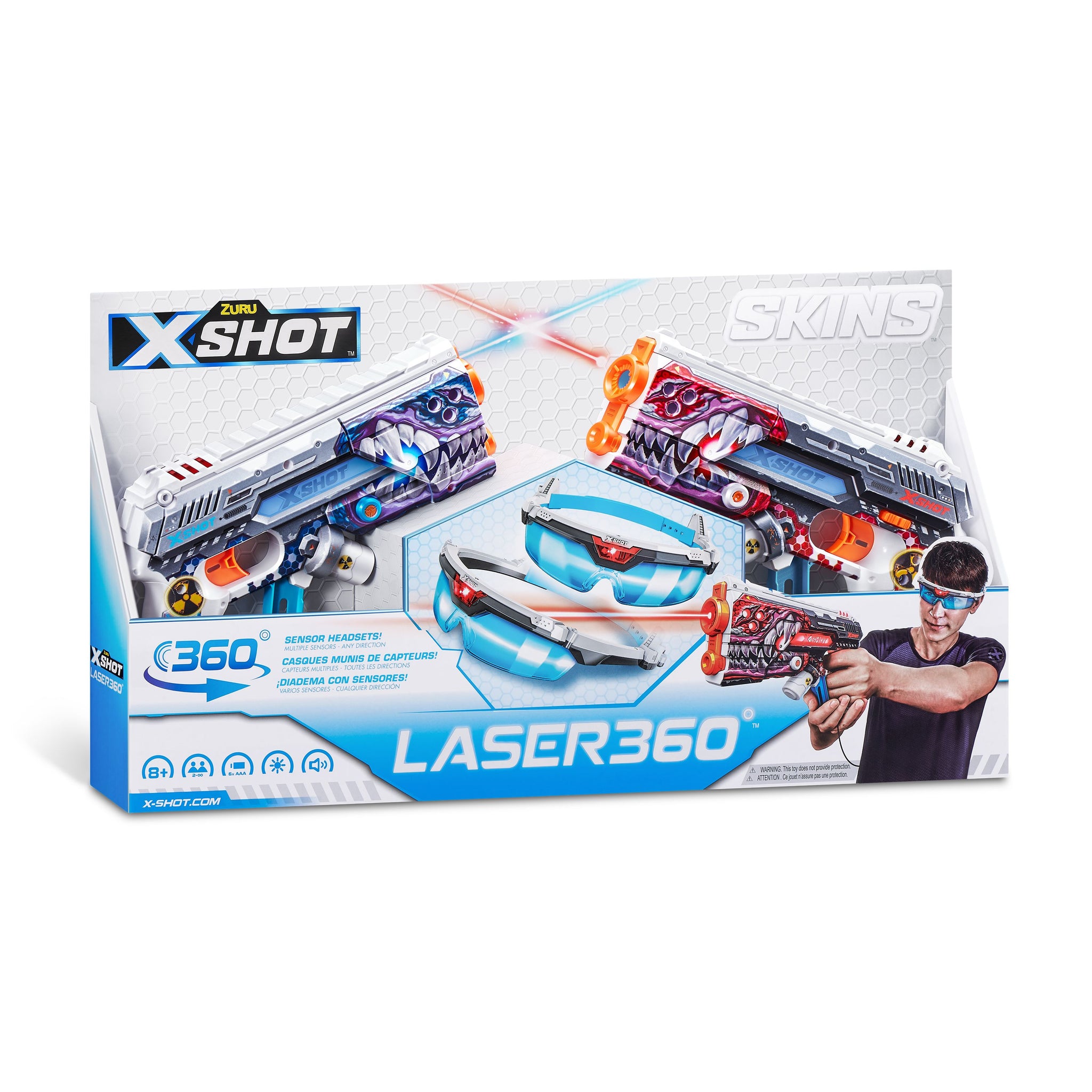 ZURU X Shot Skins Laser 360 – Toyworld NZ