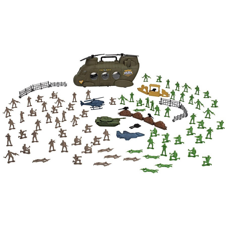 Soldier Force 100 Piece Chinook Playset – Toyworld NZ