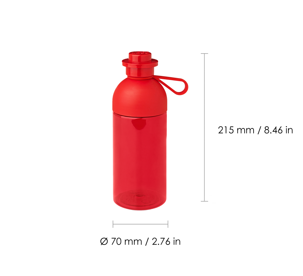LEGO Hydration Bottle Red – Toyworld NZ