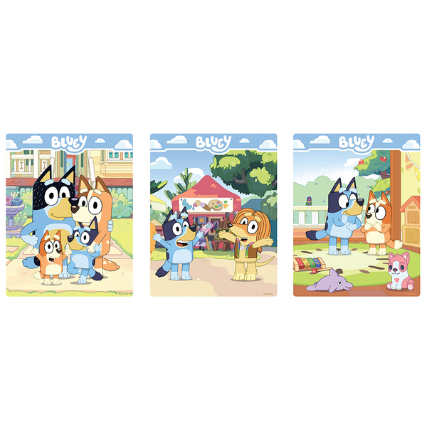 Bluey Preschool Puzzles 3 Pack – Toyworld NZ